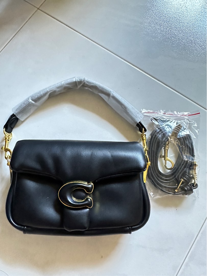 coach pillow tabby mini black sling/shoulder bag, Women's Fashion, Bags ...