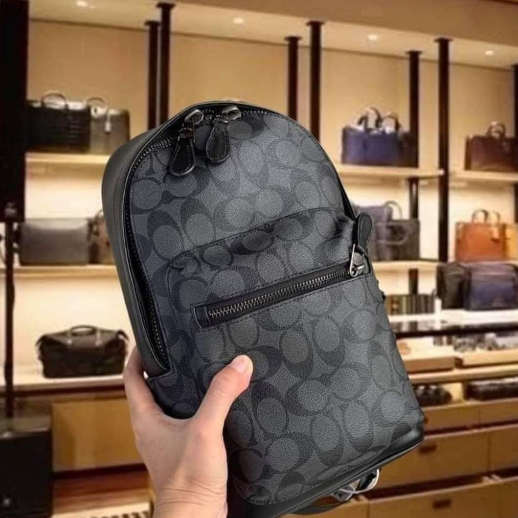 COACH WEST PACK IN SIGNATURE CANVAS (COACH 2853), Luxury, Bags & Wallets on Carousell