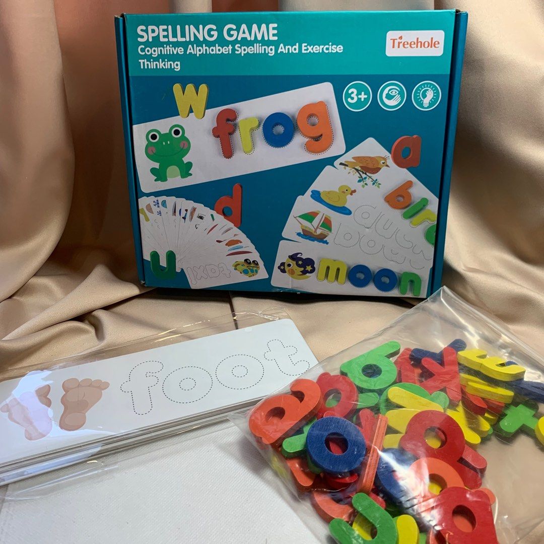 Cognitive Alphabet Spelling Game, Hobbies & Toys, Toys & Games on Carousell