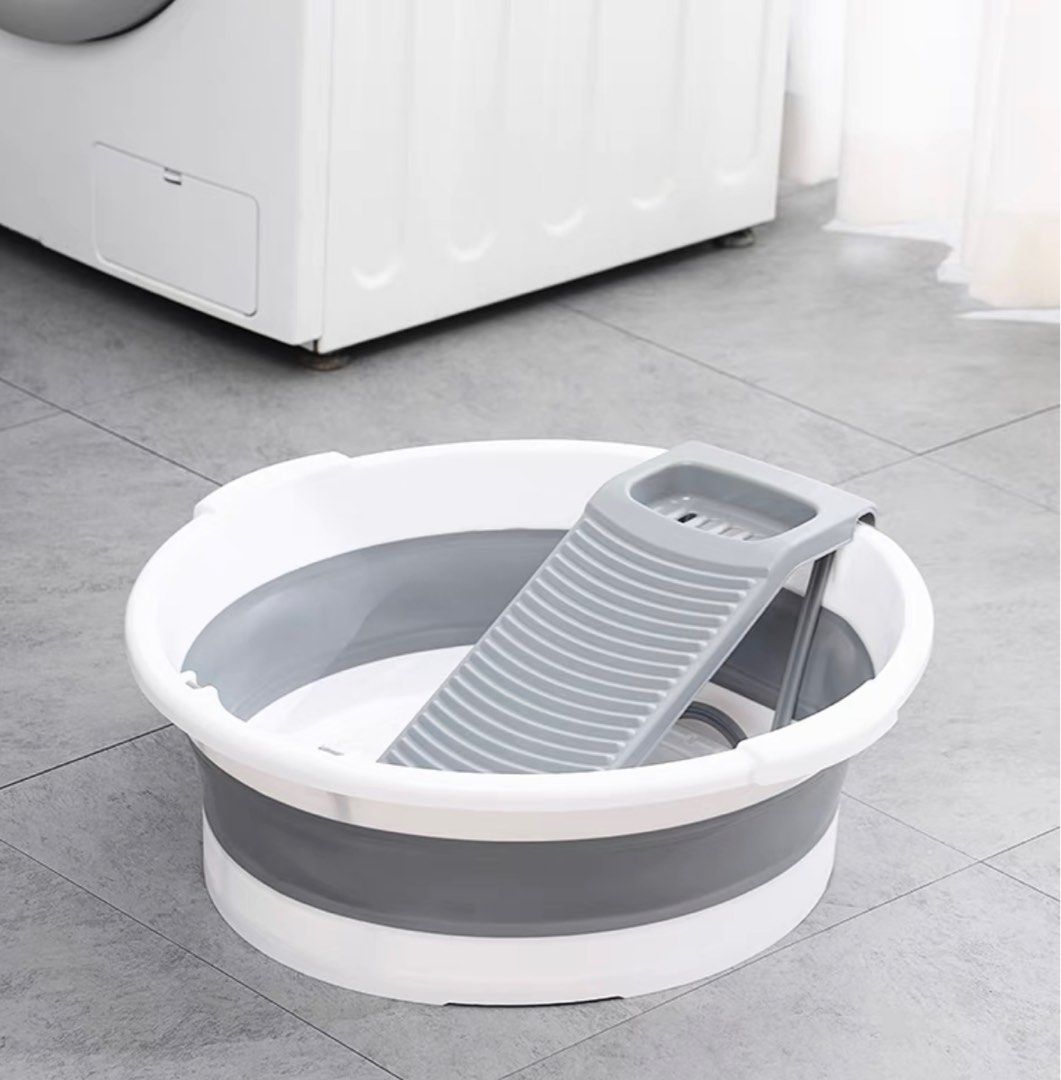 Collapsible washing basin, Furniture & Home Living, Cleaning & Homecare ...