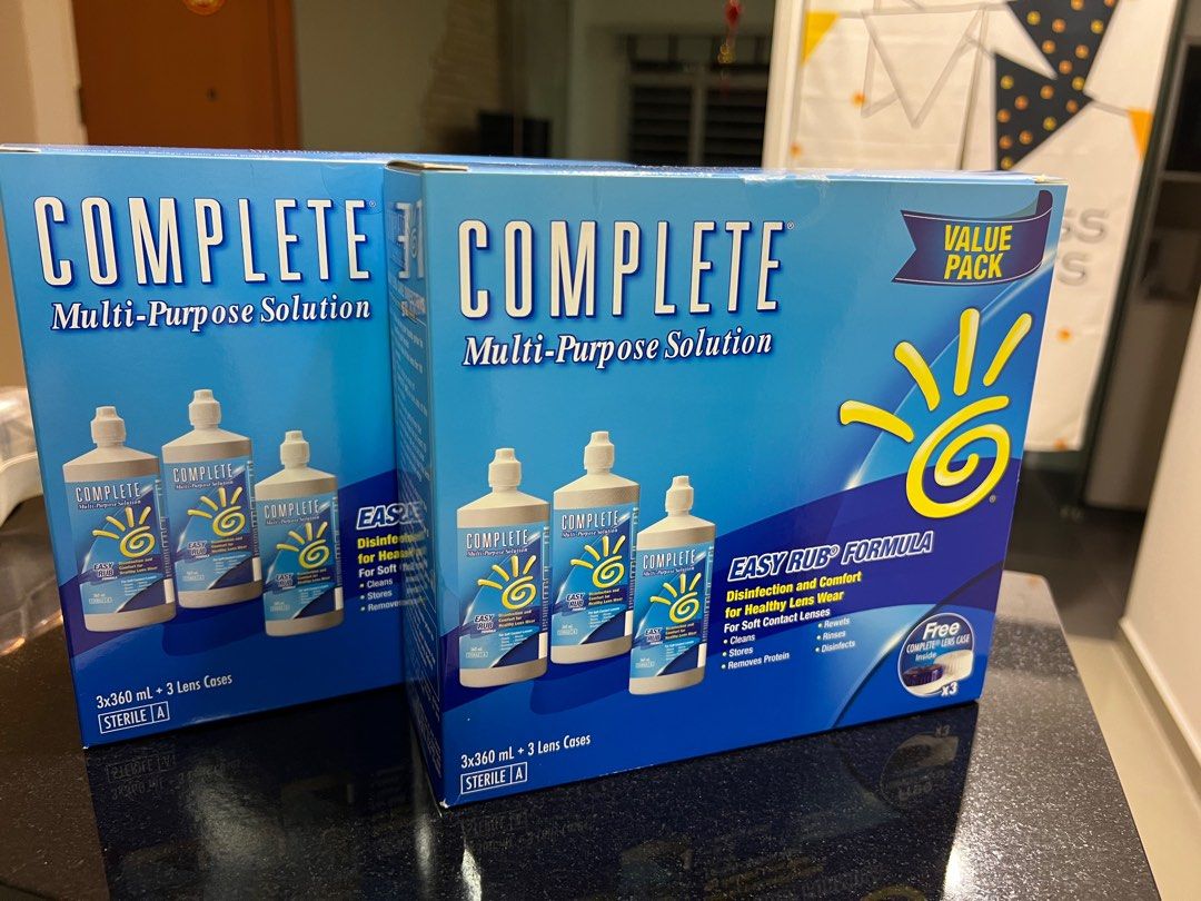 Complete Multi-Purpose Solution x 5 bottles, Beauty & Personal Care ...