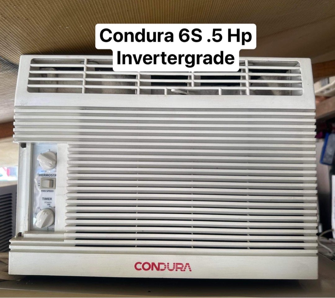 Condura 0.5HP Inverter grade Window Type, TV & Home Appliances, Air ...