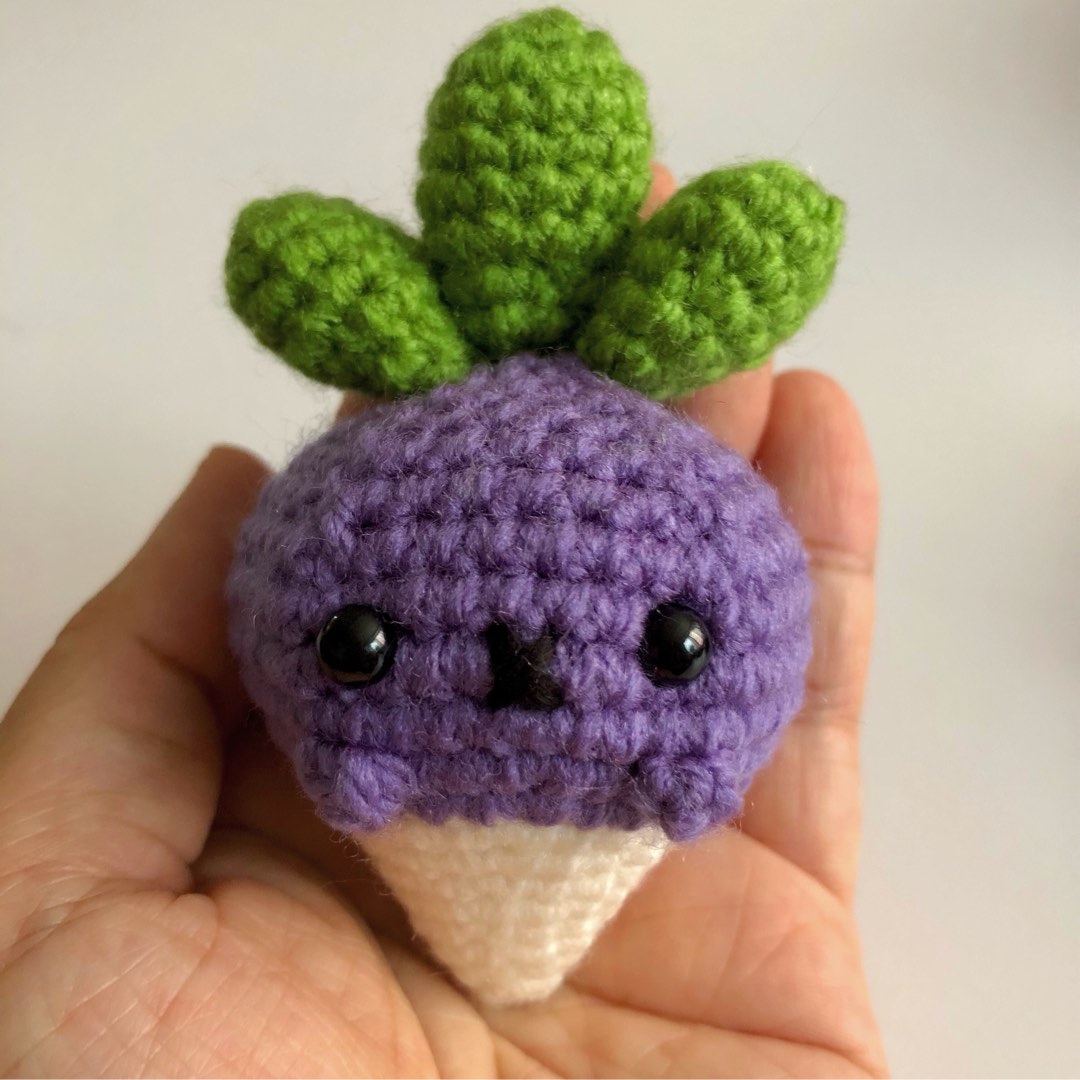 Crochet Turnip, Hobbies & Toys, Stationery & Craft, Handmade Craft on ...
