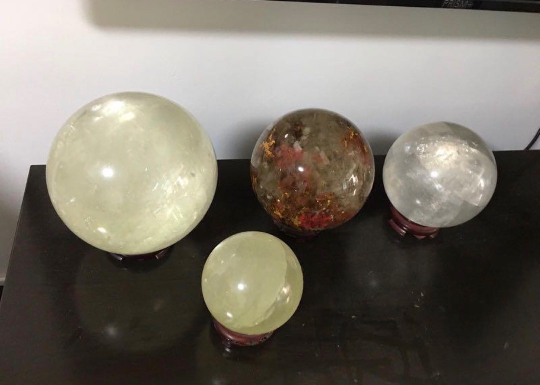 Crystal balls - 2 nos, Everything Else on Carousell