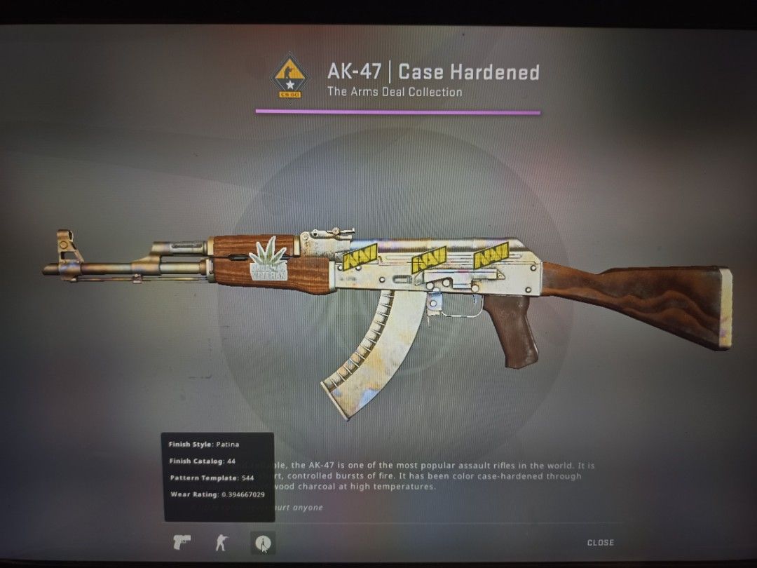 Csgo ak47 case hardened WW, Video Gaming, Gaming Accessories, In-Game ...