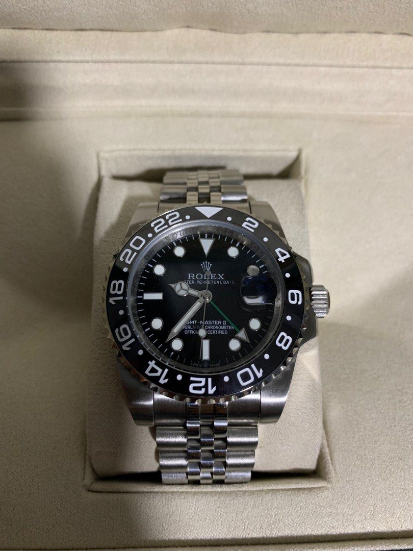custom GMT master, Luxury, Watches on Carousell