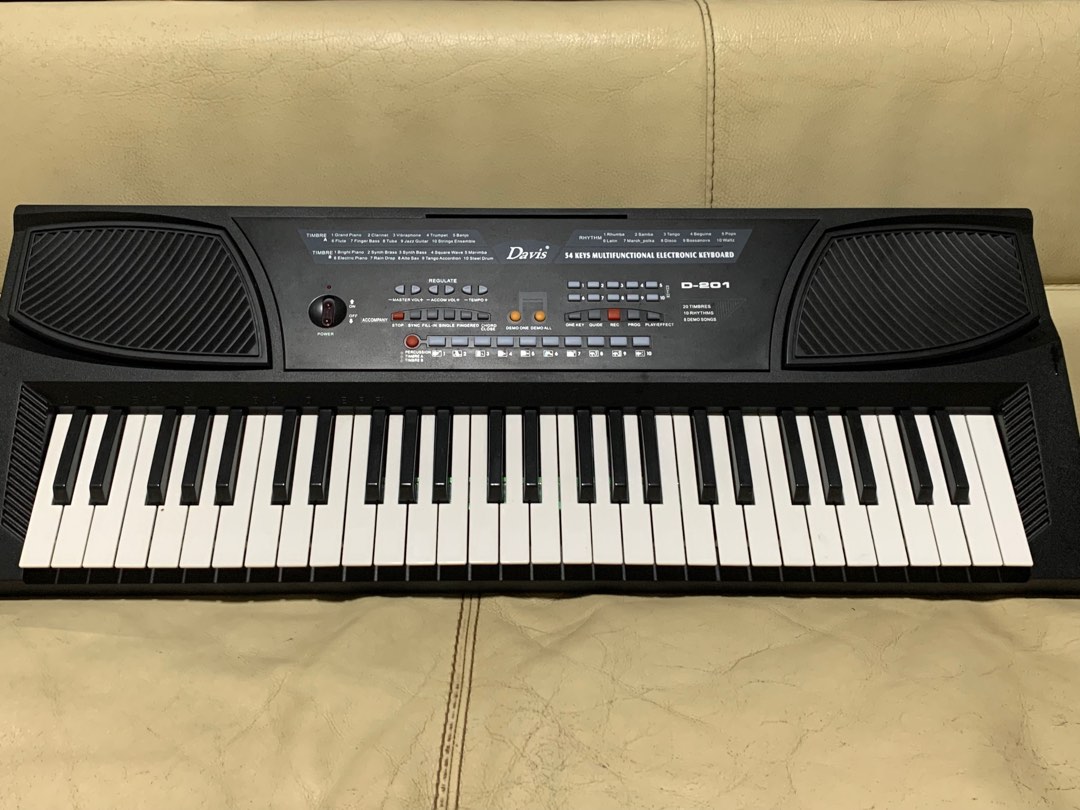 Davis D-201 Electronic Keyboard 54keys w/o stand on Carousell
