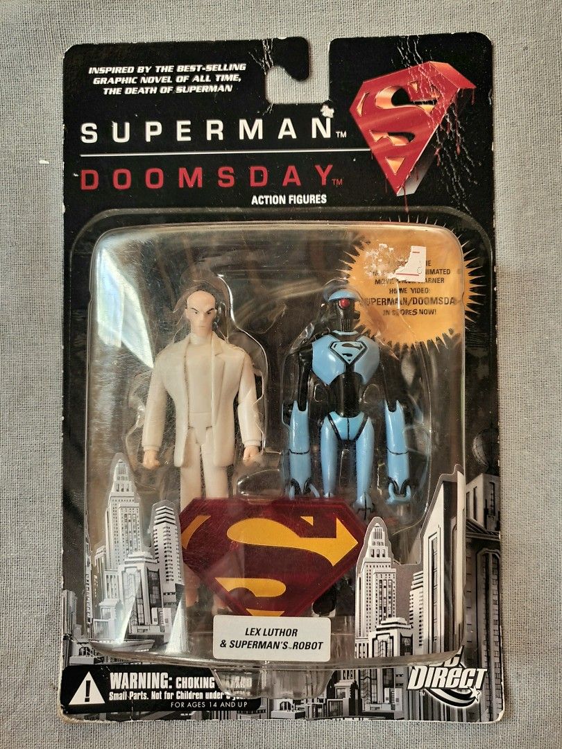 DC Direct Superman Doomsday Set on Carousell