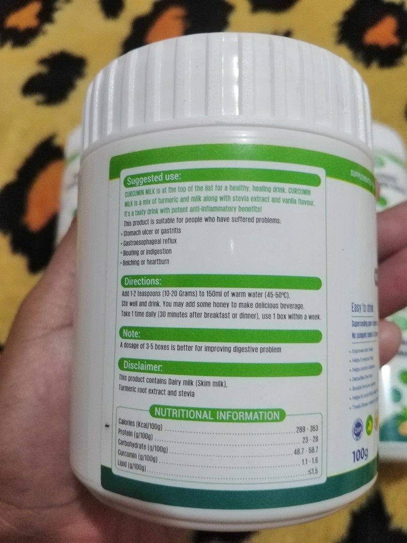 DELI NANO CURCUMIN MILK, Beauty & Personal Care, Oral Care on Carousell