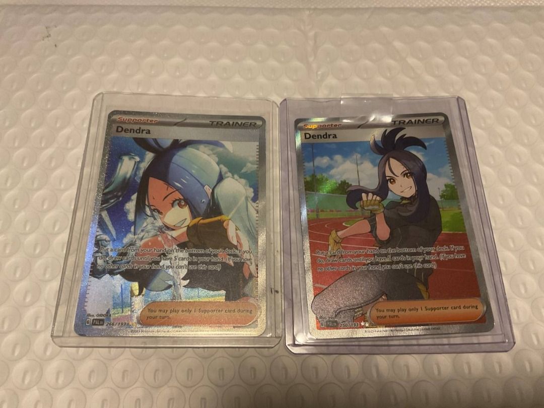 Dendra SIR [Holo] #266 & Dendra SR [Holo] #250 Pokemon Paldea Evolved ...