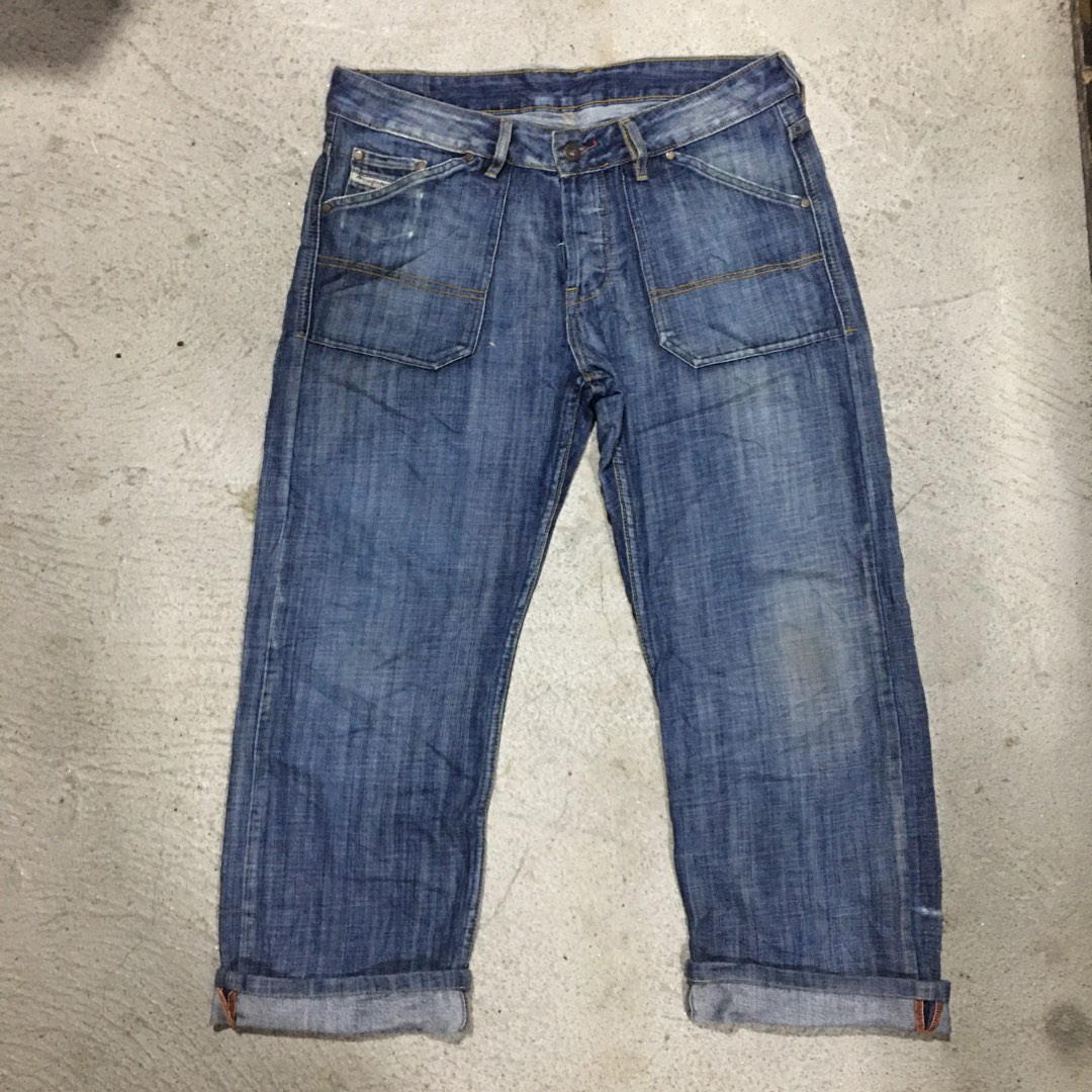 Diesel Double Pocket Pad Jeans Straight Cut on Carousell