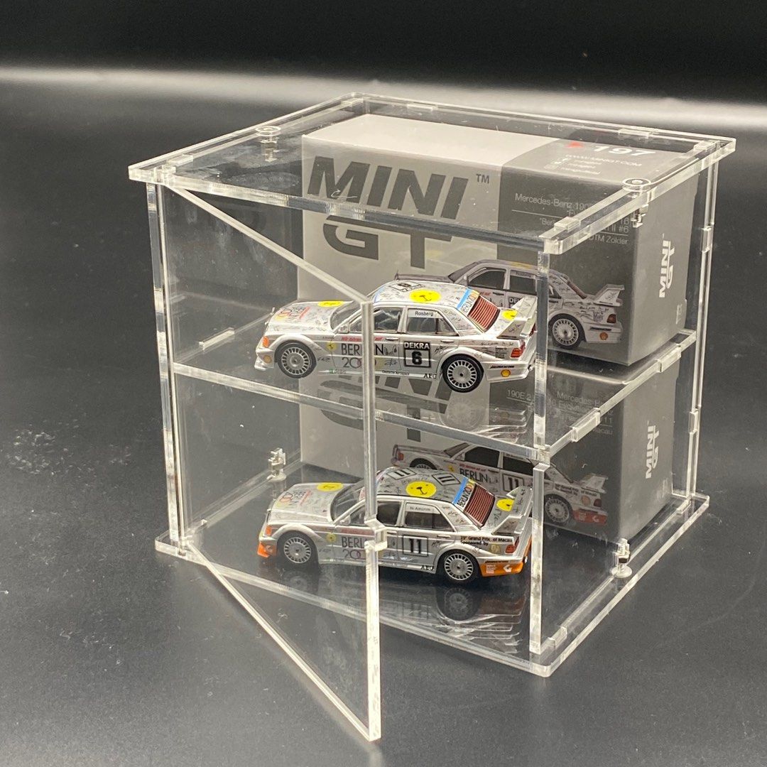 [Limited Stock] Display Cabinet for 2 Mini GT Cars & Boxes, Hobbies ...