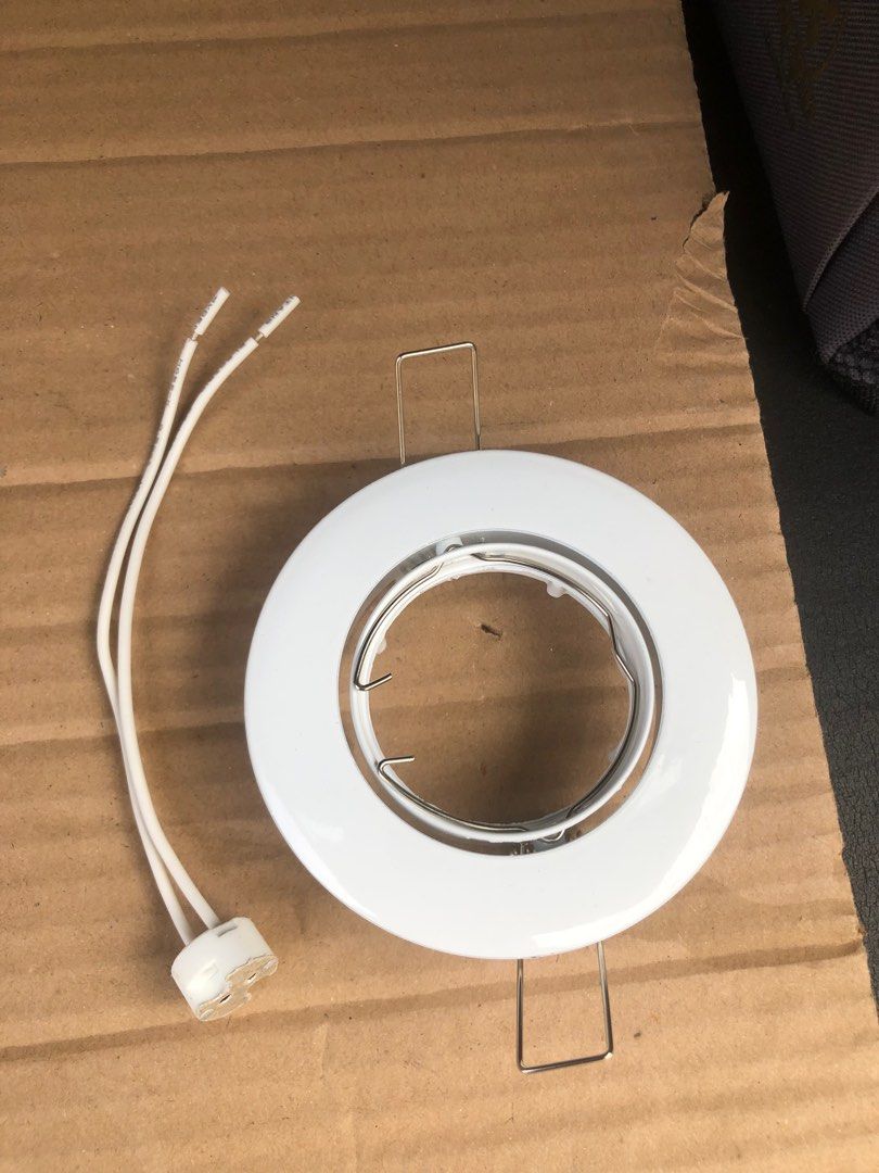 Downlight Bracket/Holder White, Furniture & Home Living, Lighting ...