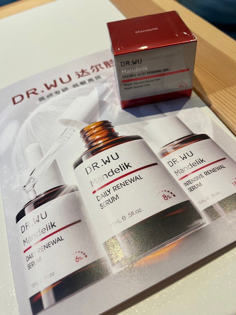 Dr Wu mandelik multiple acid renewal gel, Beauty & Personal Care, Face ...
