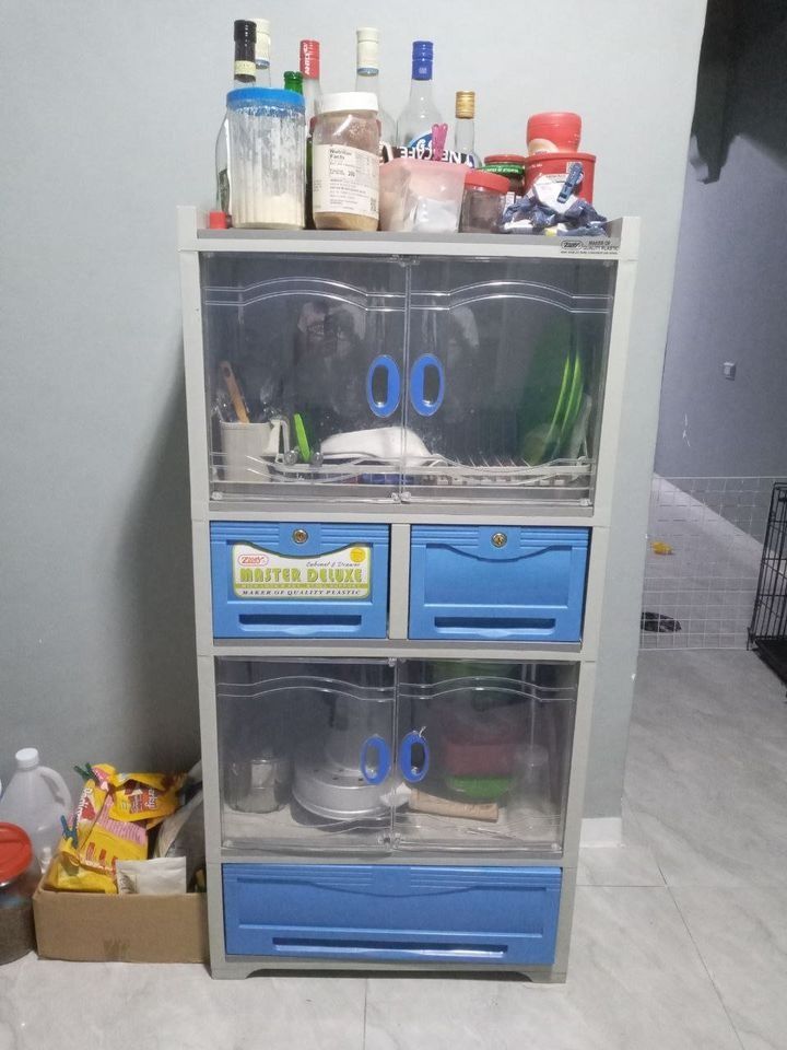 Durabox and Dish Cabinet, Furniture & Home Living, Furniture, Shelves ...