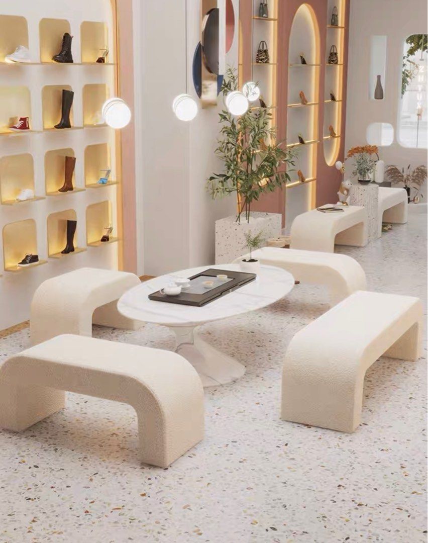 EMBRI Sherpa Modern Bench, Furniture & Home Living, Furniture, Chairs ...