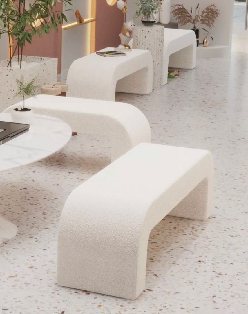 EMBRI Sherpa Modern Bench, Furniture & Home Living, Furniture, Chairs ...