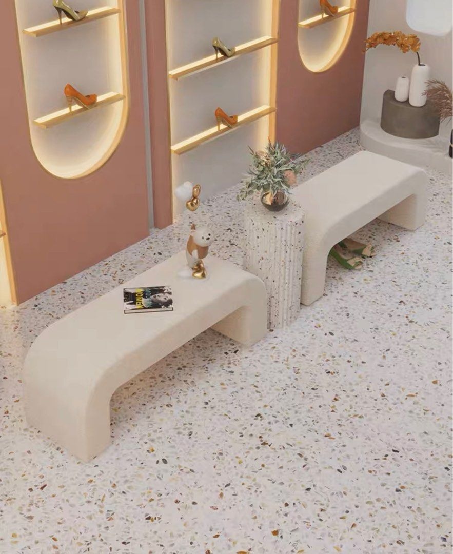 EMBRI Sherpa Modern Bench, Furniture & Home Living, Furniture, Chairs ...