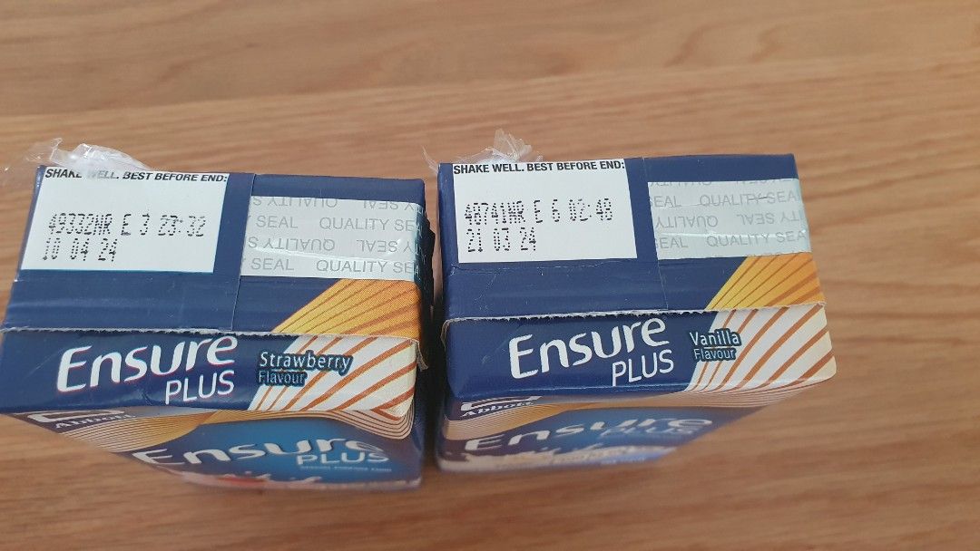 Ensure Plus Strawberry and Vanilla, Health & Nutrition, Health ...