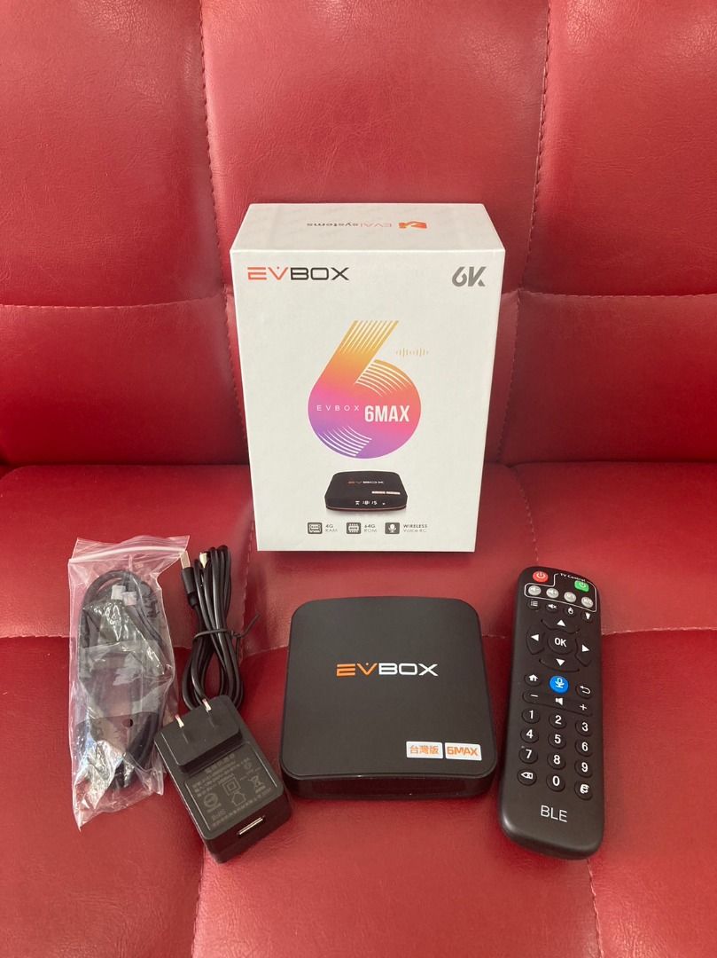 【艾爾巴二手】EVBOX 6MAX 易播盒子 4G+64G 台灣純淨版#保固中#二手電視盒#大里店 53669, 電視及其他電器 , 其他家庭電器在旋轉拍賣
