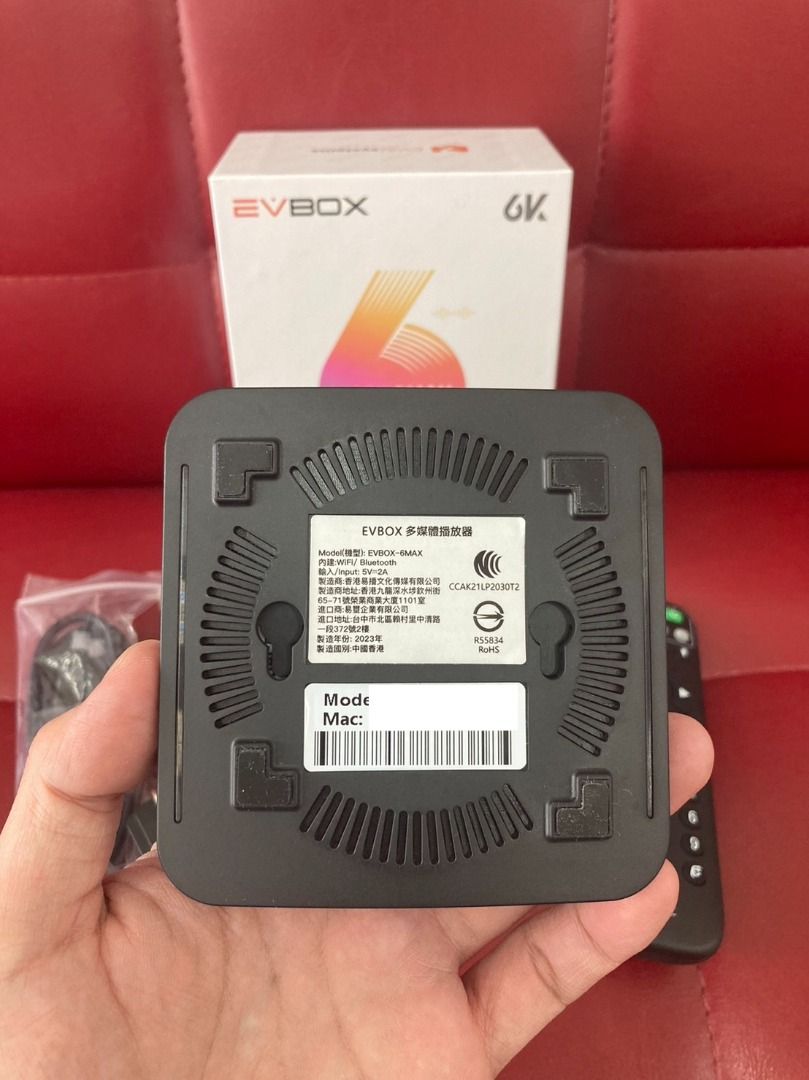 【艾爾巴二手】EVBOX 6MAX 易播盒子 4G+64G 台灣純淨版#保固中#二手電視盒#大里店 53669, 電視及其他電器 , 其他家庭電器在旋轉拍賣