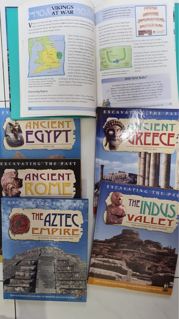 Excavating the Past Books Set, Hobbies & Toys, Books & Magazines ...