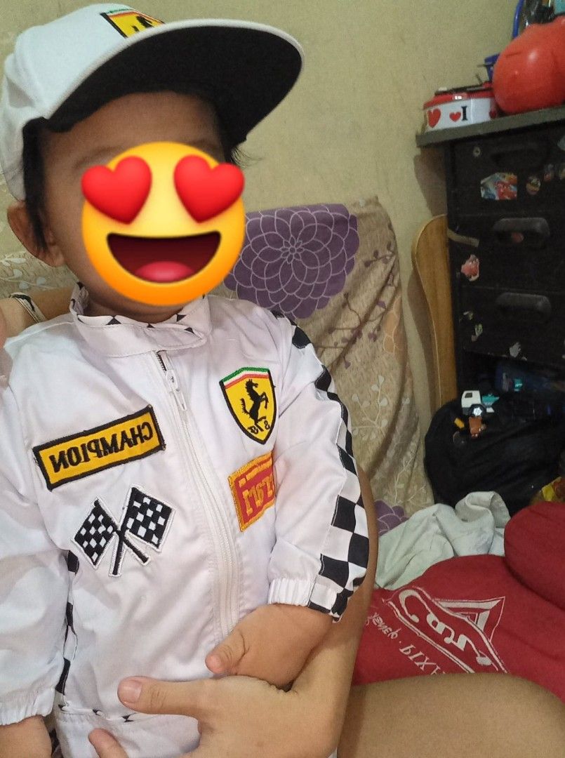 Ferrari costume/ hotwheels costume/ car costume, Babies & Kids, Babies ...