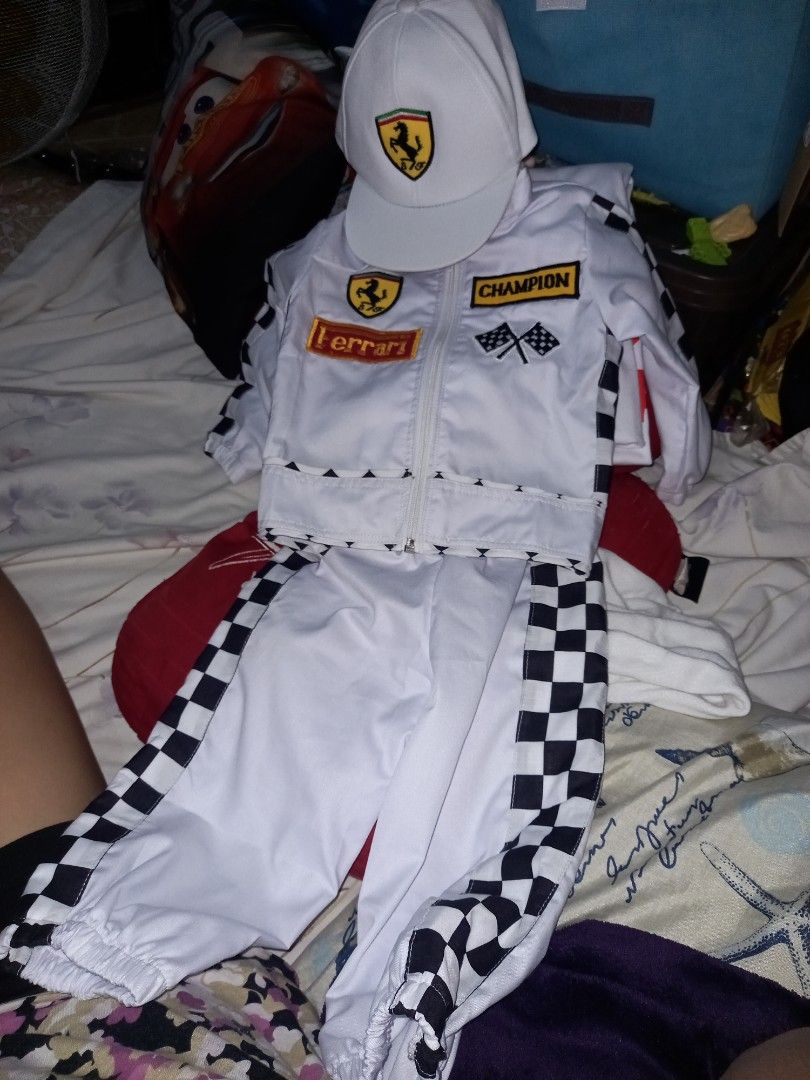 Ferrari costume/ hotwheels costume/ car costume, Babies & Kids, Babies ...
