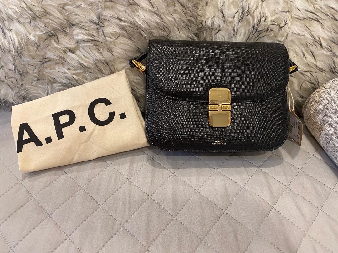 For Preorder Authentic APC Small Grace Bag in Lizard Embossed Leather ...