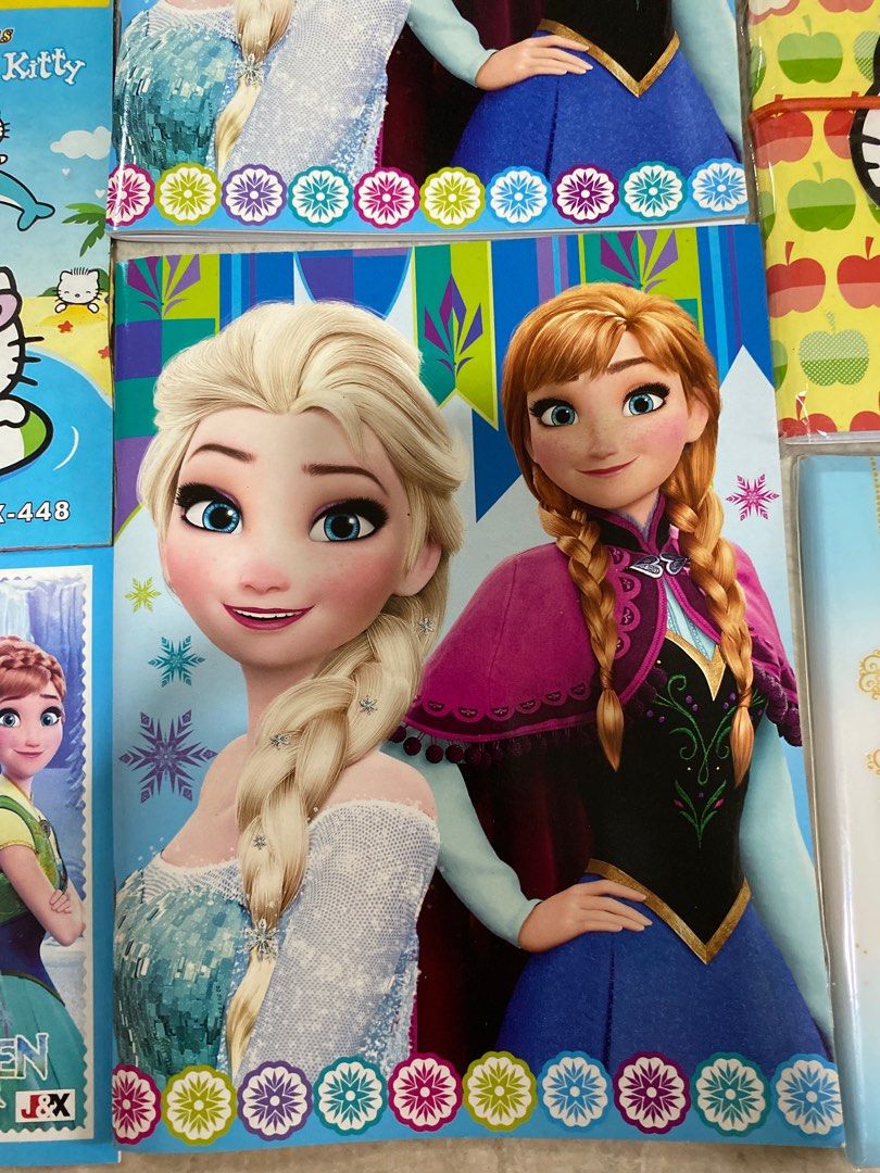 Frozen, hello kitty, Disney mermaid princess Notebooks, Hobbies & Toys ...