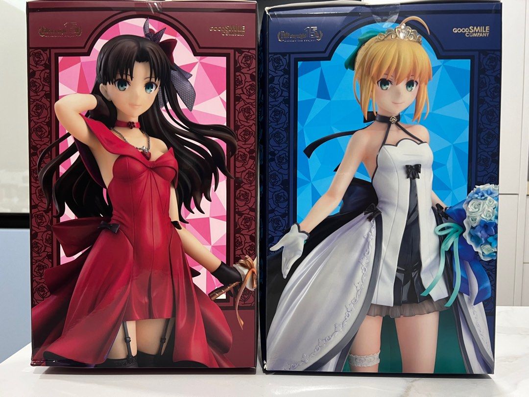 GSC 1/7 Fate Stay Night Saber and Tohsaka Rin 15th Anniversary ...