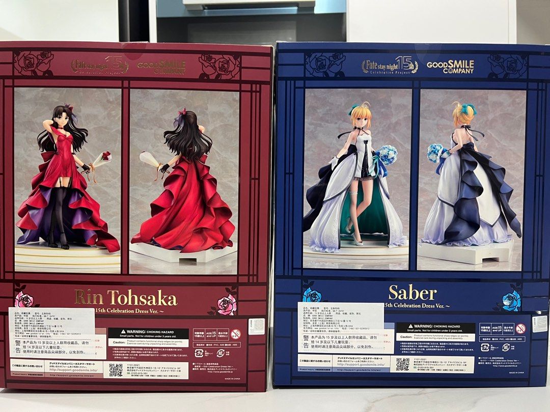 GSC 1/7 Fate Stay Night Saber and Tohsaka Rin 15th Anniversary ...