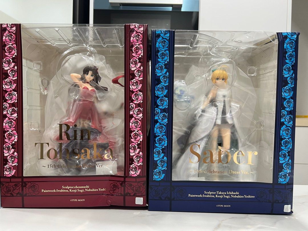 GSC 1/7 Fate Stay Night Saber and Tohsaka Rin 15th Anniversary ...
