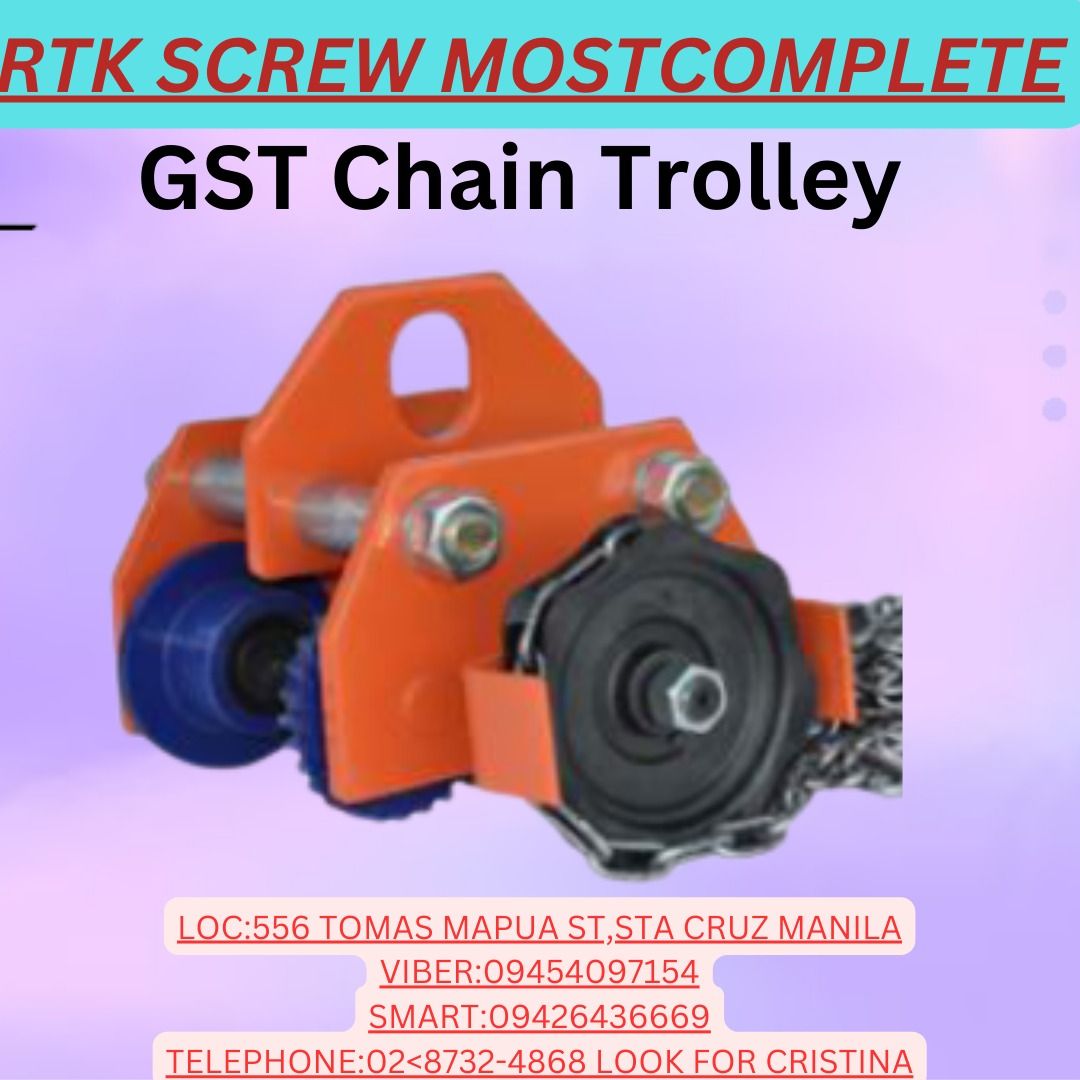GST Chain Trolley, Commercial & Industrial, Construction Tools ...