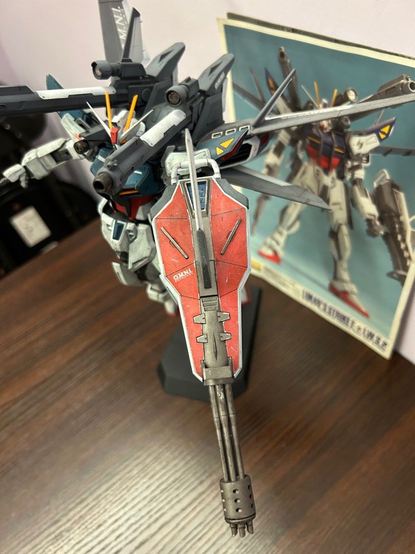 Gundam Seed MG Lukas’s Strike E Gundam + I.W.S.P Scale 1/100 Bandai 機動 ...