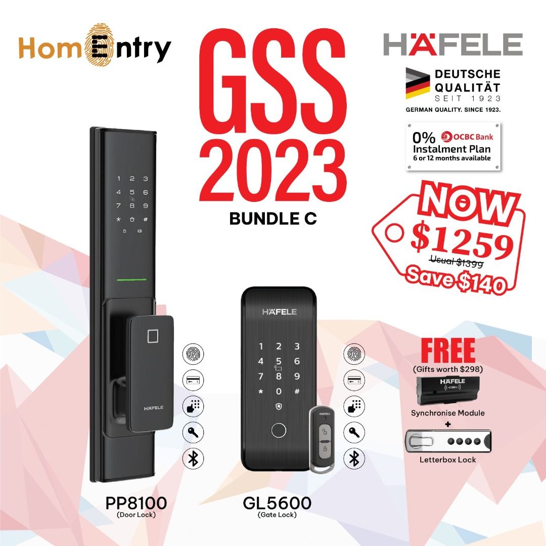 Hafele Digital Lock, Furniture & Home Living, Security & Locks, Locks ...