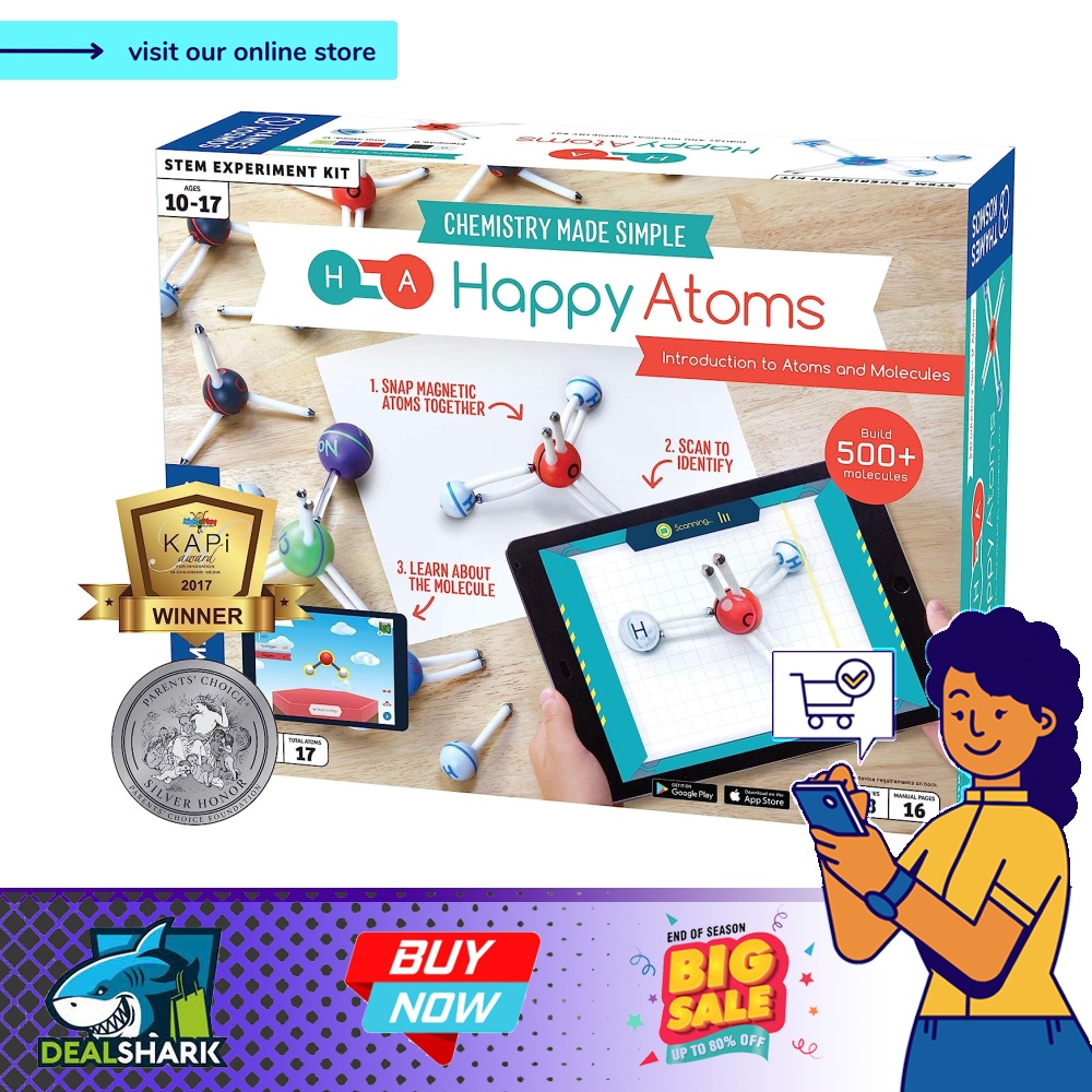 Happy Atoms Magnetic Molecular Modeling Introductory Set | Intro To ...