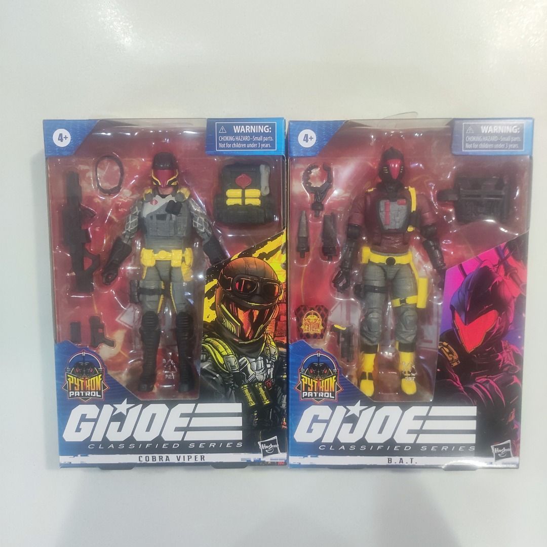 Hasbro G.I. Joe Classified Series Python Patrol B.A.T. BAT Cobra Viper ...