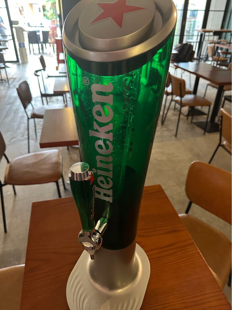 Heineken 3L Tower, Food & Drinks, Alcoholic Beverages on Carousell