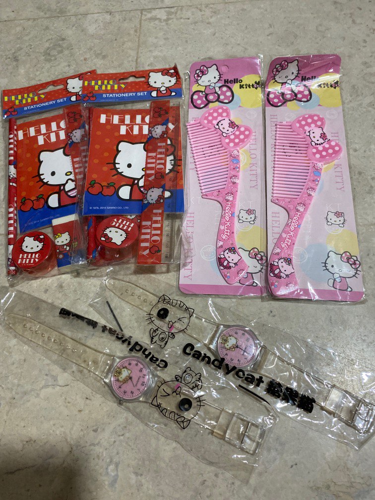 Hello kitty comb, stationery set, watches, Hobbies & Toys, Stationery ...