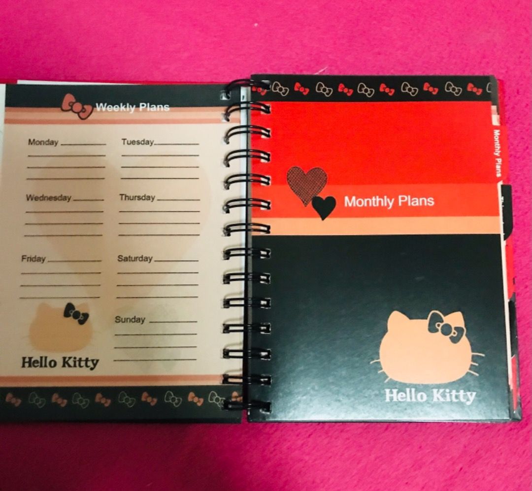 Hello Kitty Planner, Hobbies & Toys, Stationary & Craft, Stationery ...