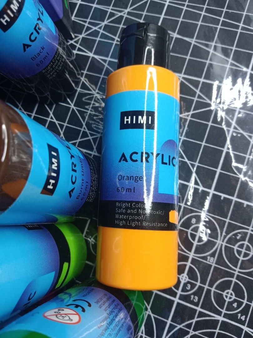 Himi Acrylic Paint 24 × 60 ml, Hobbies & Toys, Stationary & Craft ...