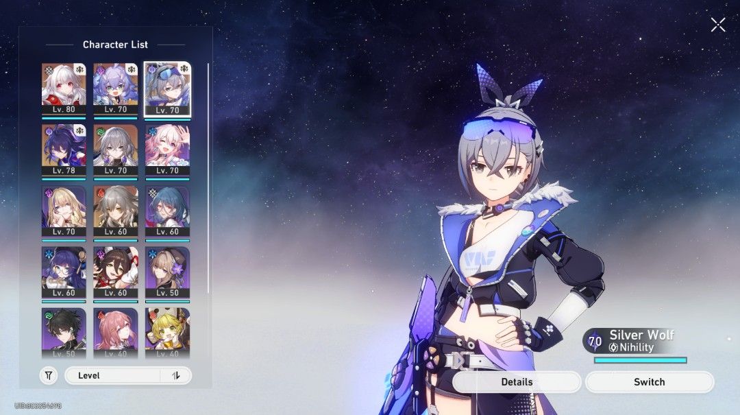 Honkai Starrail Account E1 Clara, Seele, Silverwolf, Bronya, Bailu, E3 ...
