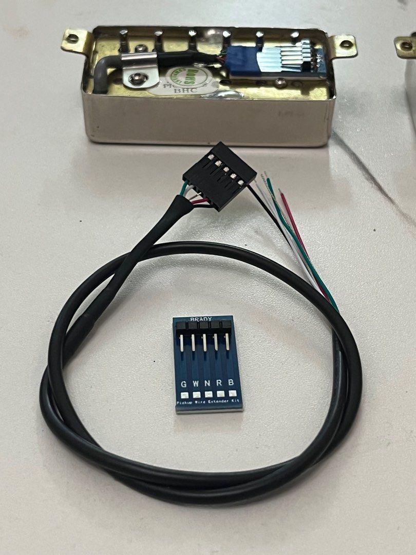 Humbucker pickup 5 wire conductor extender kit semi soldering & Quick ...
