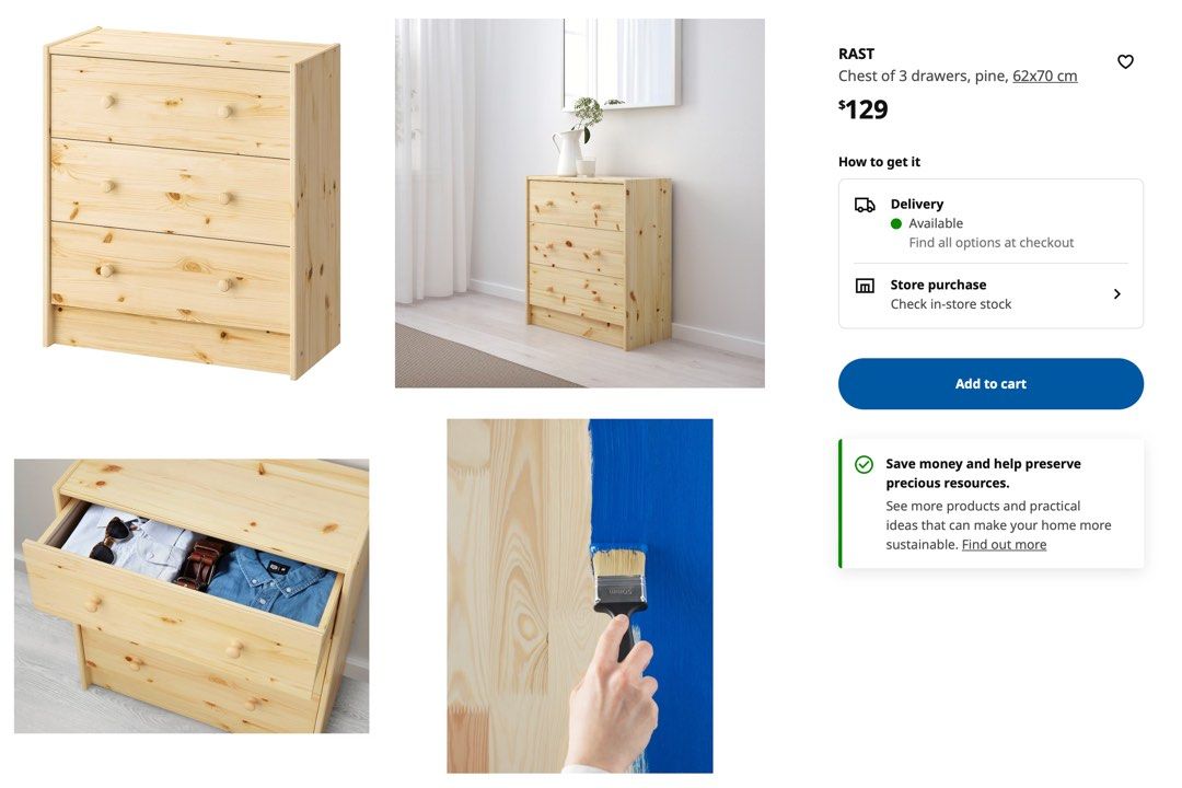 Ikea Rast | Chest | Drawer, Furniture & Home Living, Furniture, Shelves ...