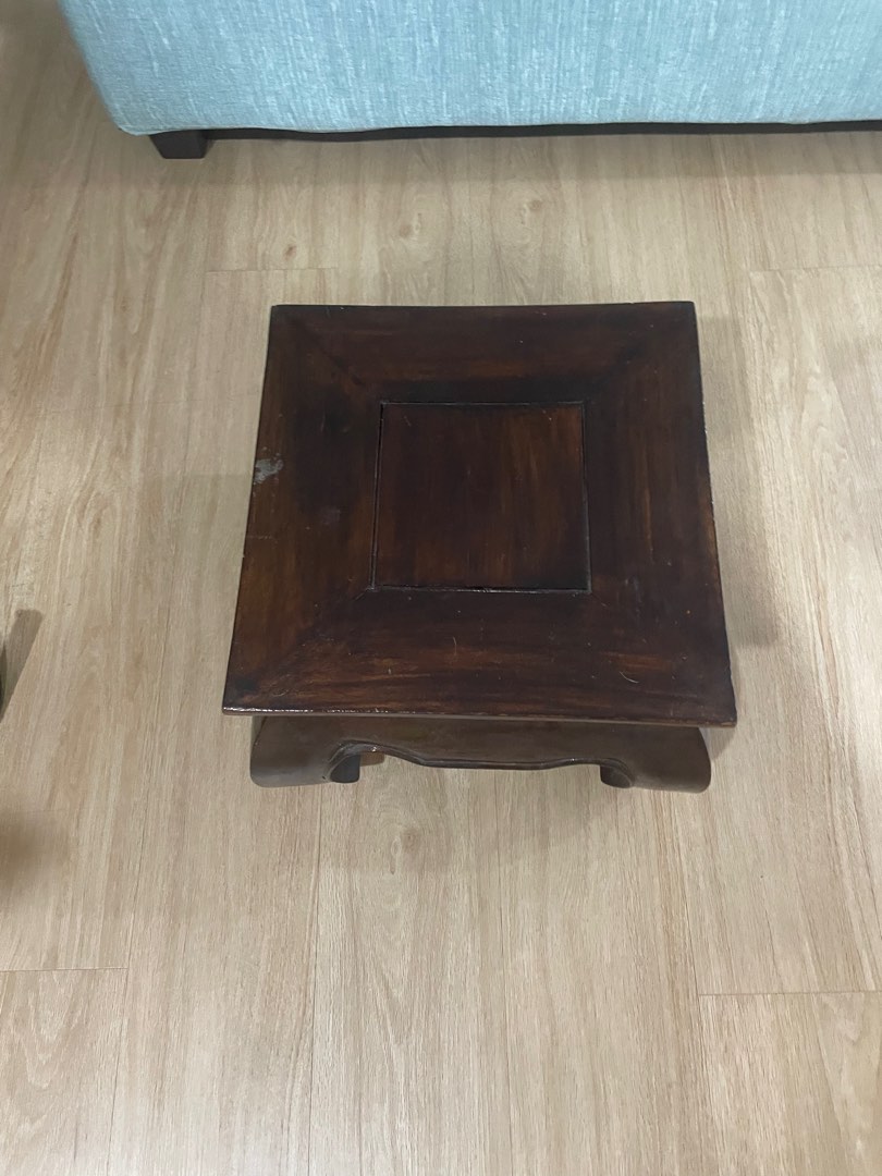 Indonesia teak wood side table, Furniture & Home Living, Furniture ...
