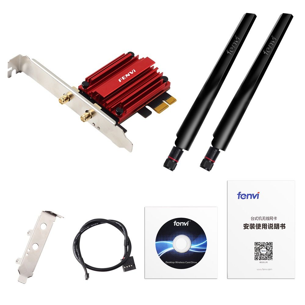 Intel AX210 5374Mbps Tri-band BT 5.3 Fenvi FV-AXE3000R Gaming Wifi 6E ...