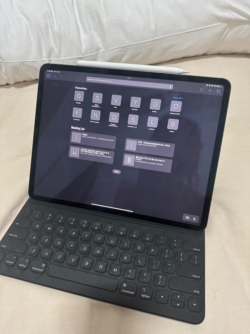 IPad Pro 12.9 Smart Keyboard, Mobile Phones & Gadgets, Tablets, iPad on ...
