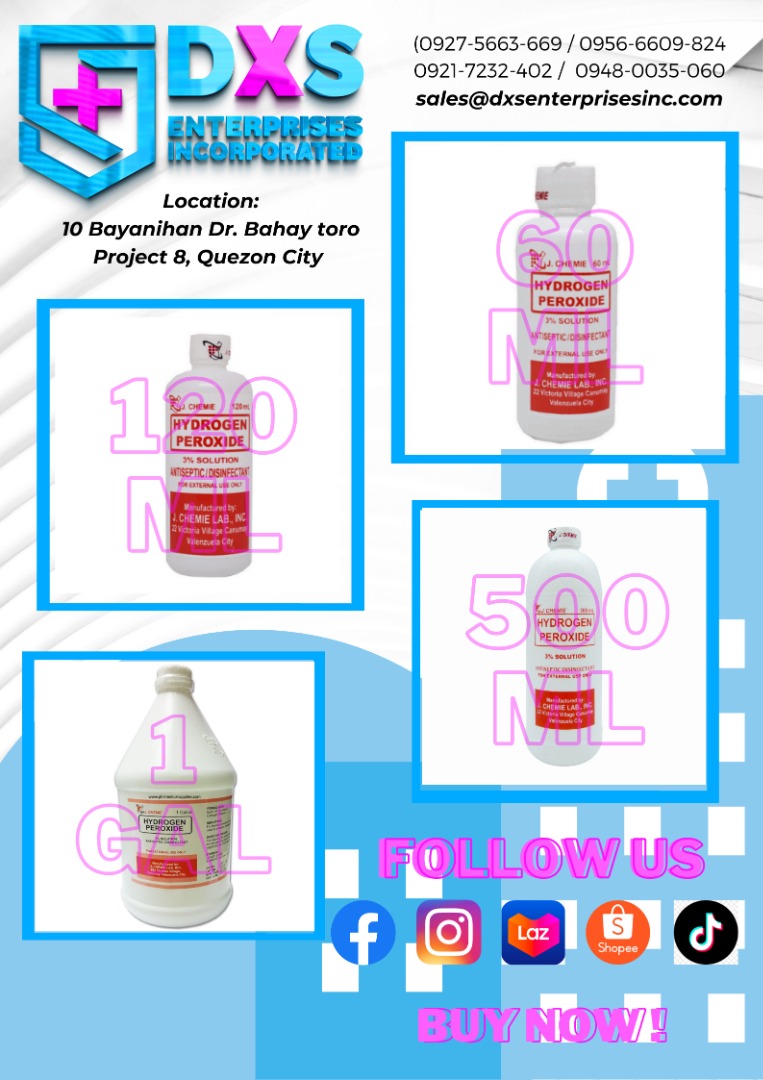 J. CHEMIE HYDROGEN PEROXIDE, Health & Nutrition, Assistive ...