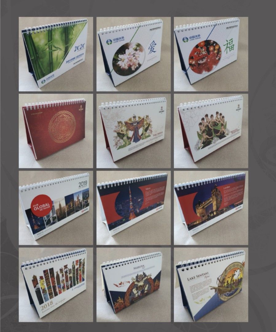 Jasa desain kalender kantor / corporate, Desain & Kerajinan Tangan ...